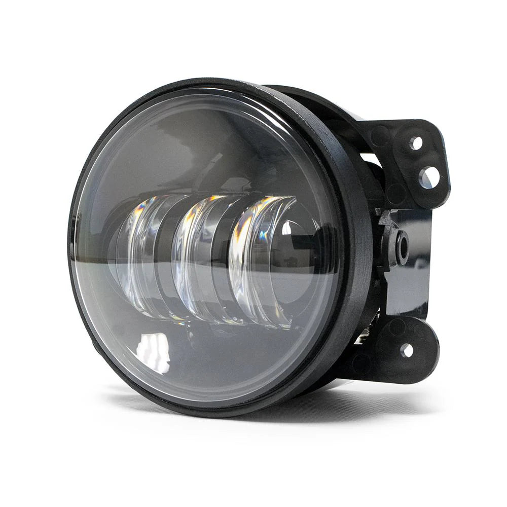07-18 Jeep JK Fog Light; 4 in. Round; Pair