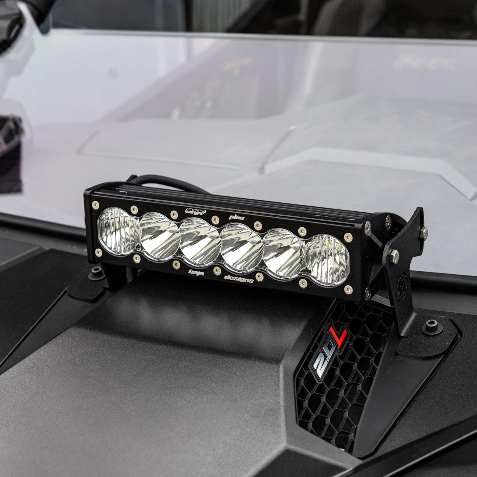 OnX6+ 10 Inch Light Bar Hood Mount Kit Polaris 2025 RZR ProR; ProS; Pr