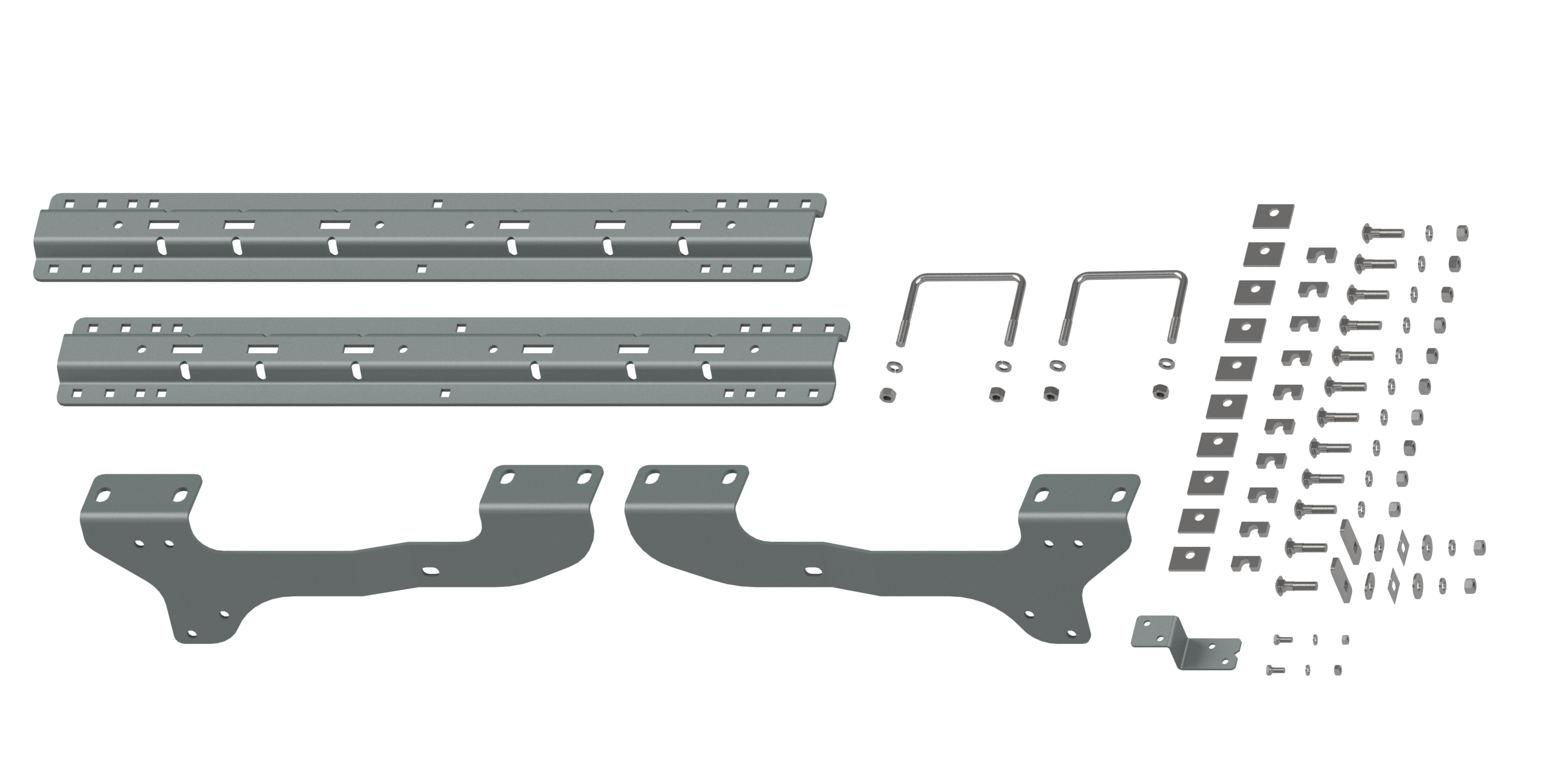Custom Installation Kit For Universal Mounting Rails For Some GM Truck
