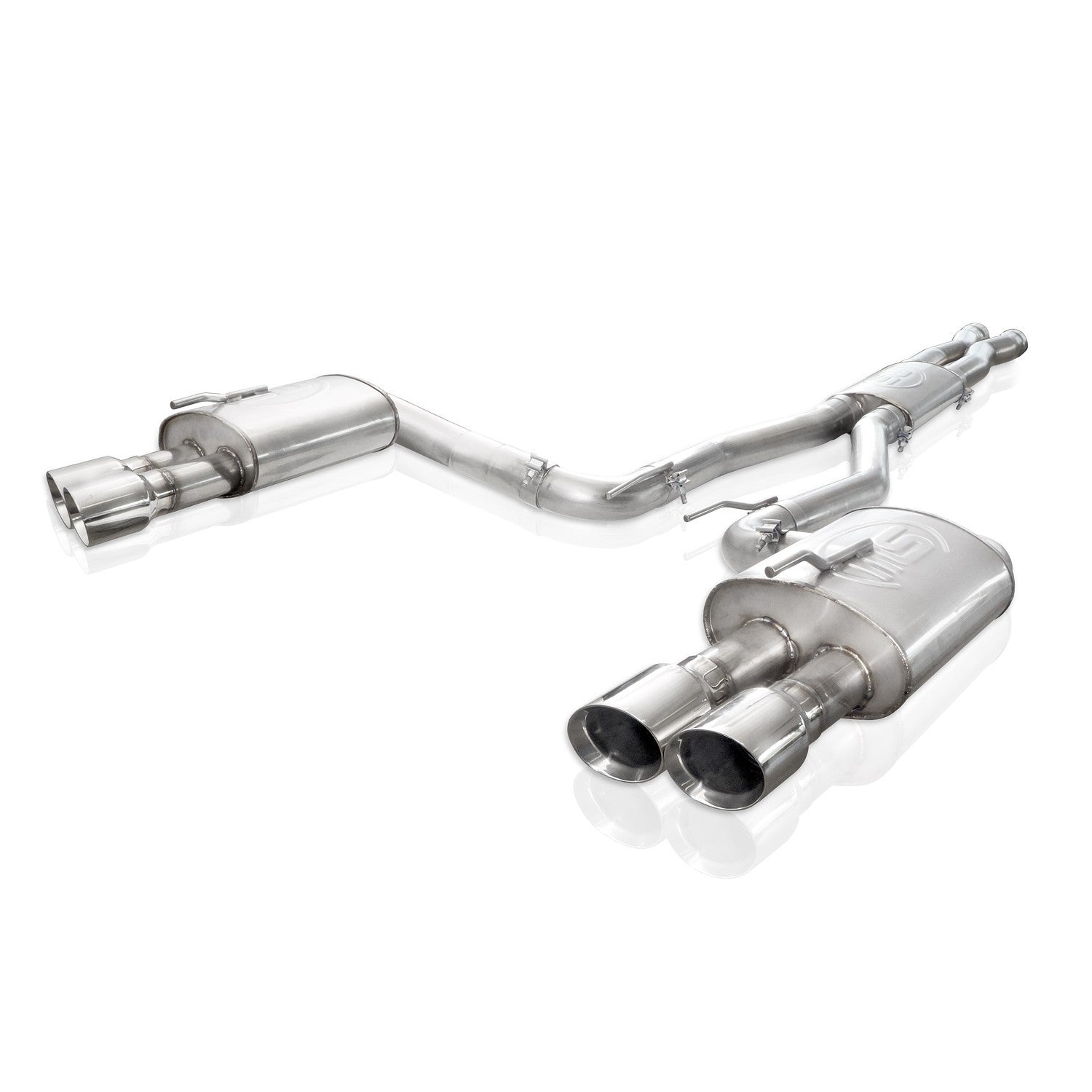 Stainless Works Catback Dual Turbo Chambered Mufflers Performance Conn