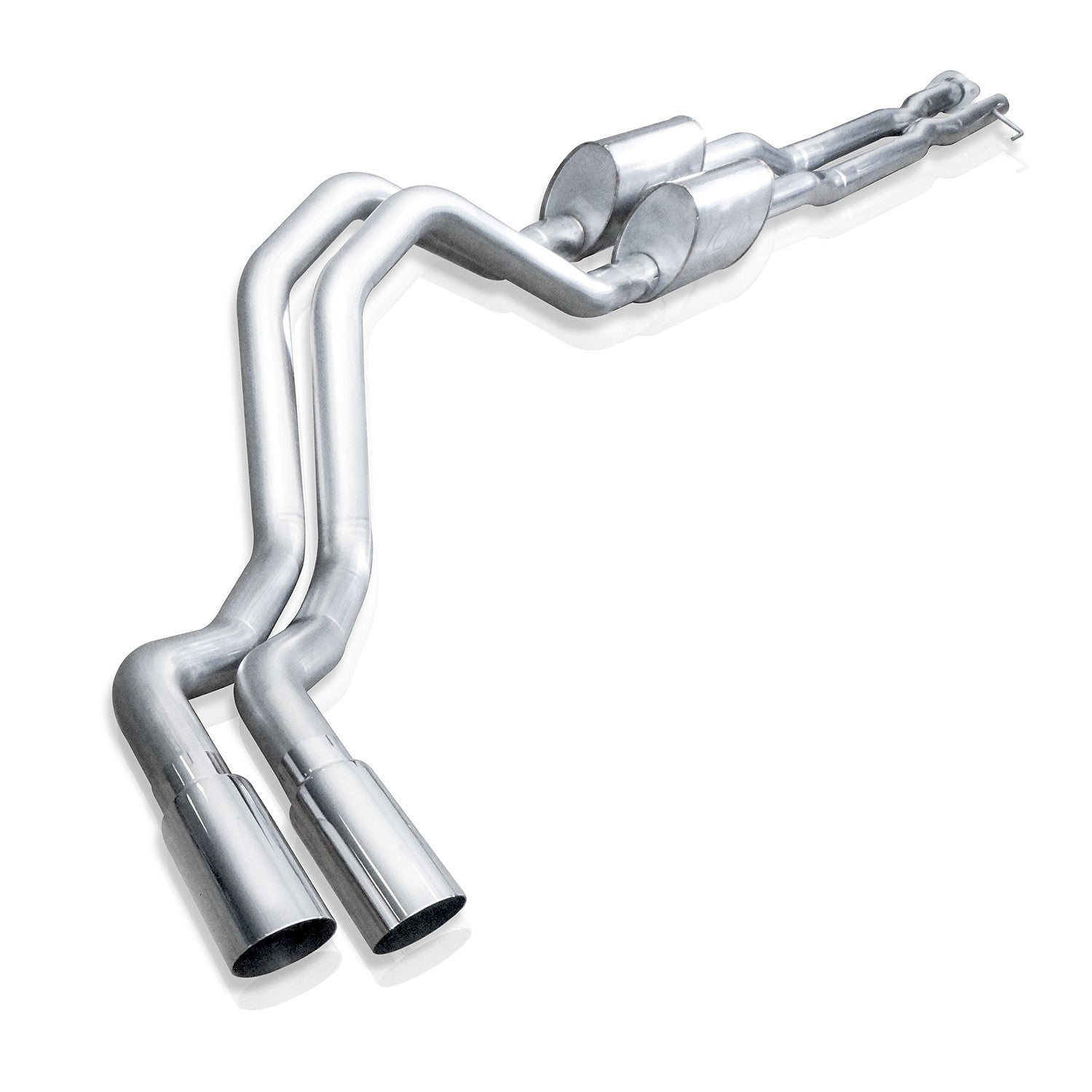 Stainless Works Catback Dual Turbo S-Tube Mufflers Factory & Performan