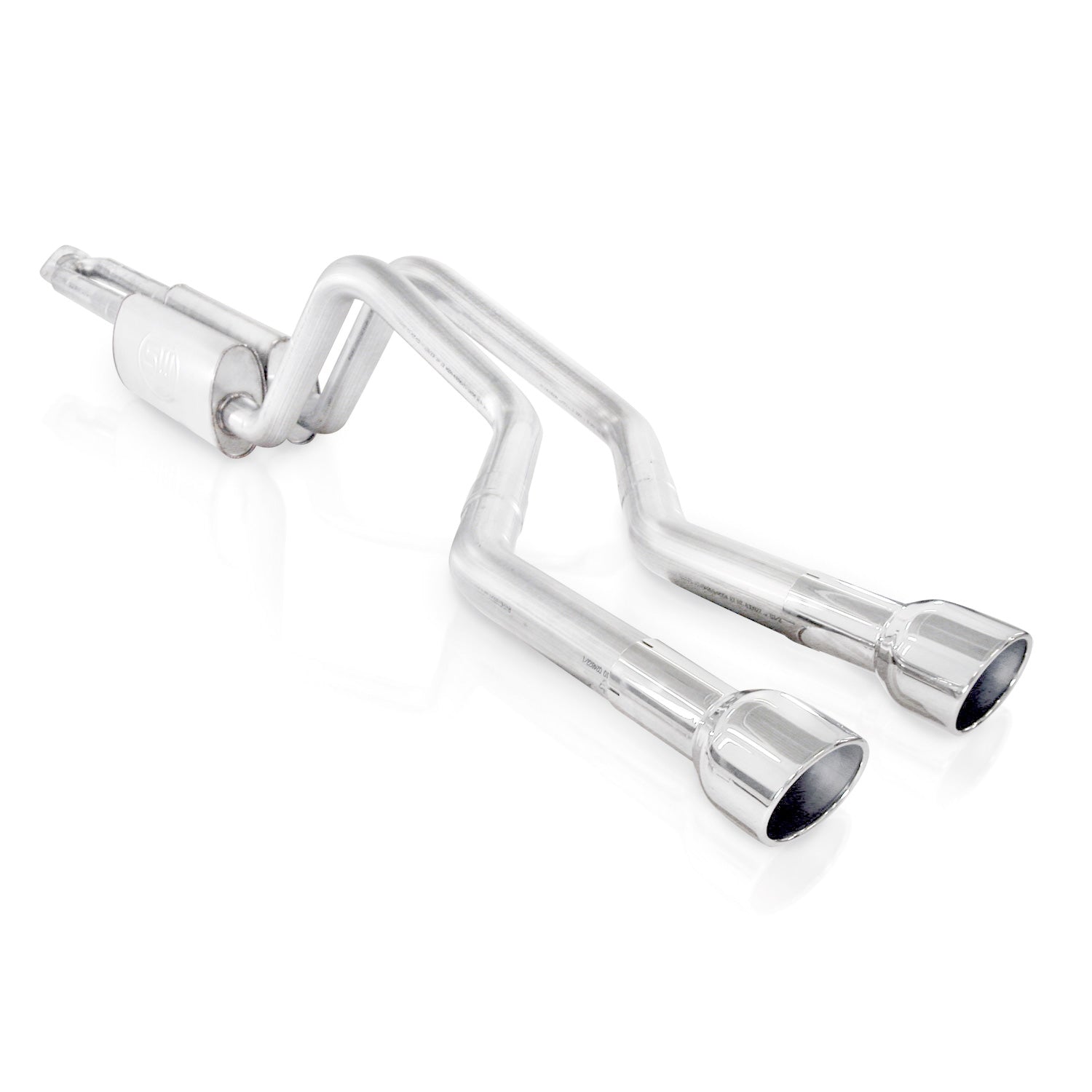 Stainless Works Dual Turbo S-Tube Mufflers Center Exit Y-Pipe Factory