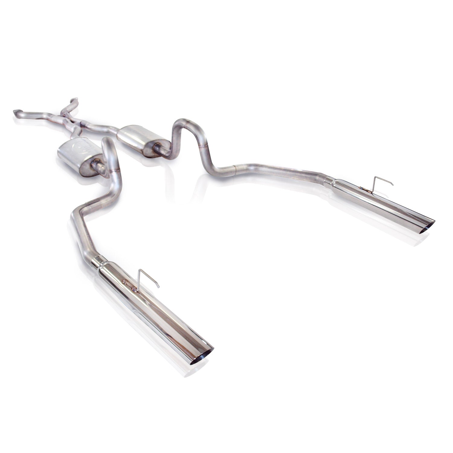 Stainless Works Dual Turbo S-Tube Mufflers Factory & Performance Conne