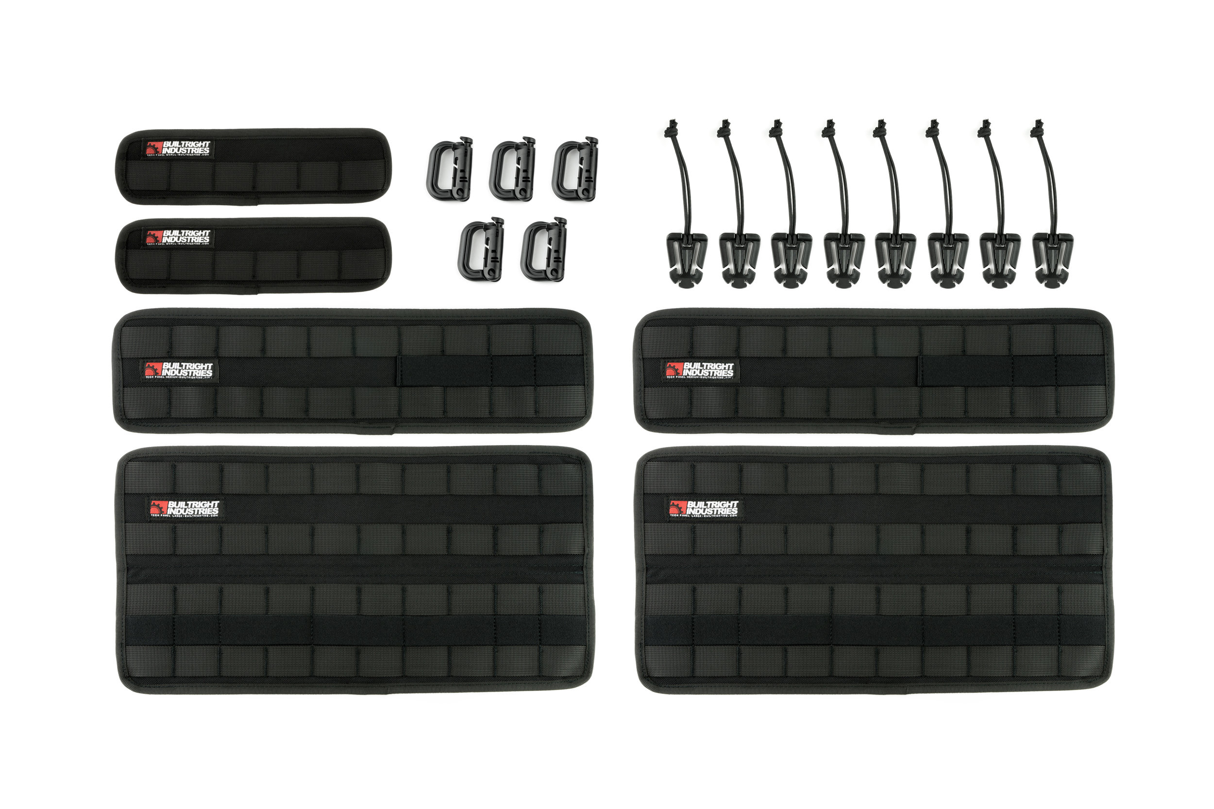 BuiltRight Industries Velcro Tech Panel 6pc+ Kit, Ford F-Series Trucks